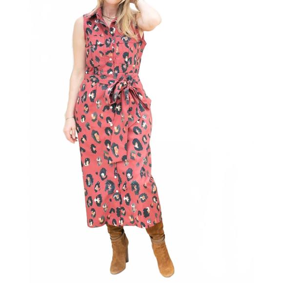 Brooke Wright | Dresses | New Brooke Wright Mimi Midi Dress In Red ...